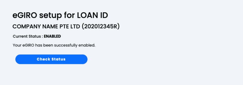 How To Set Up eGIRO For Business Loan Repayment